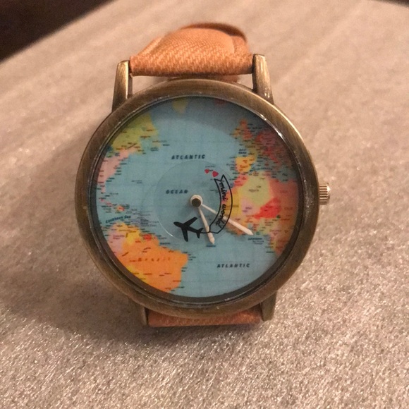 Accessories | World Map Watch | Poshmark
